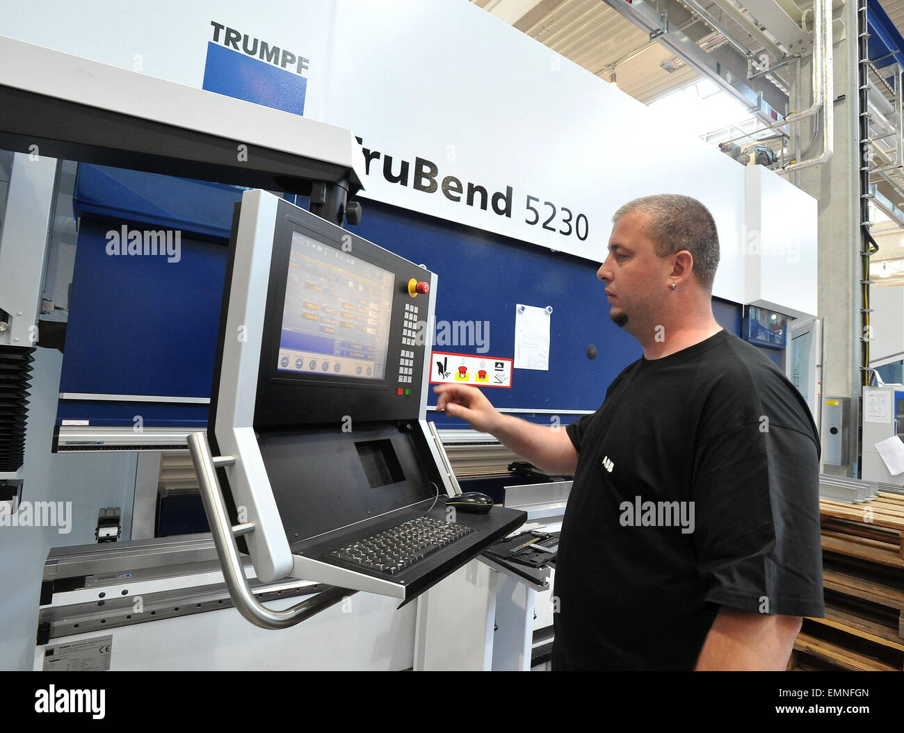 Brno, Czech Republic. 22nd Apr, 2015. ABB company, the international ...