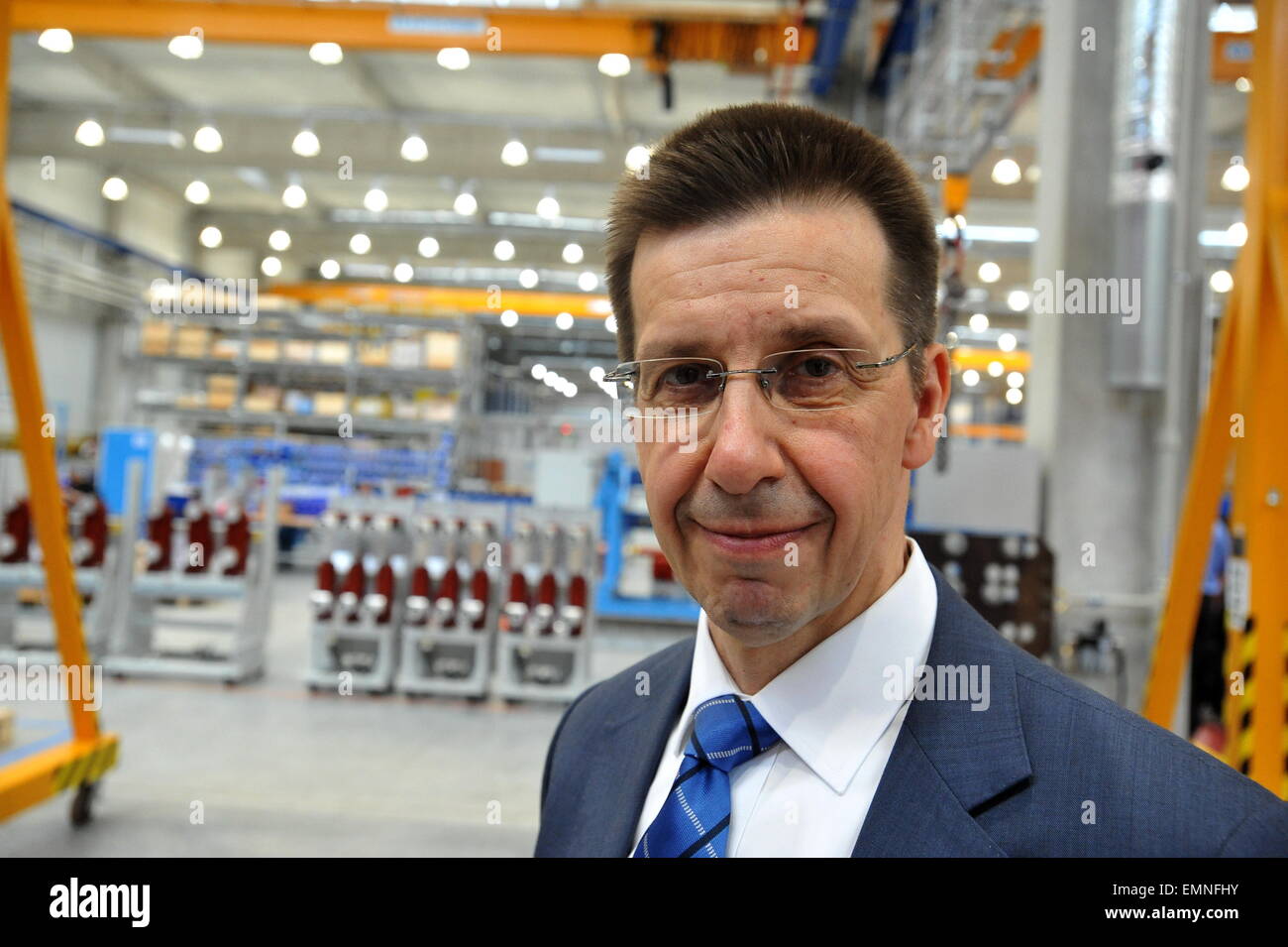 Brno, Czech Republic. 22nd Apr, 2015. ABB company, the international ...