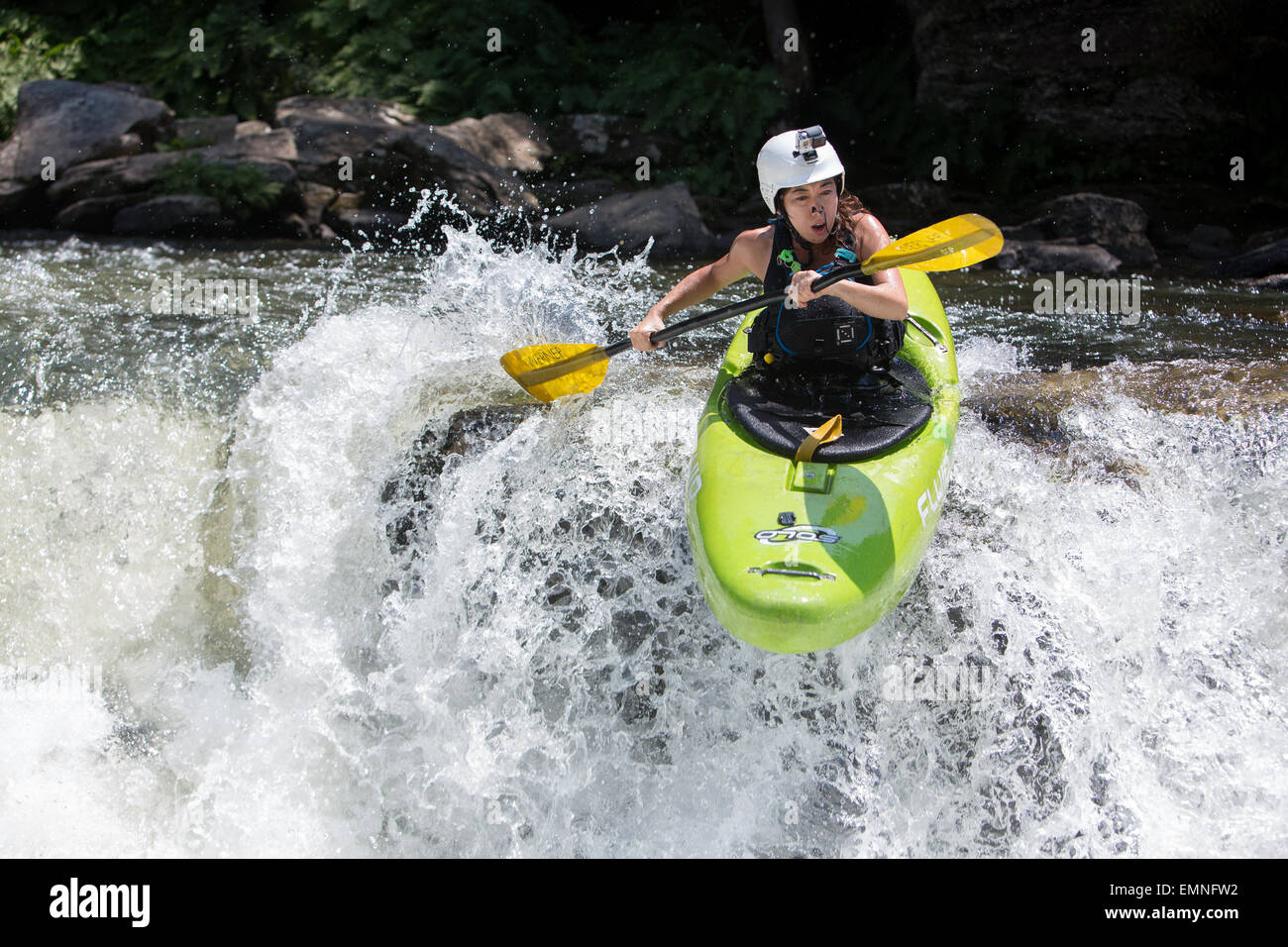 Bull Sluice rapid on Chattooga River Stock Photo - Alamy