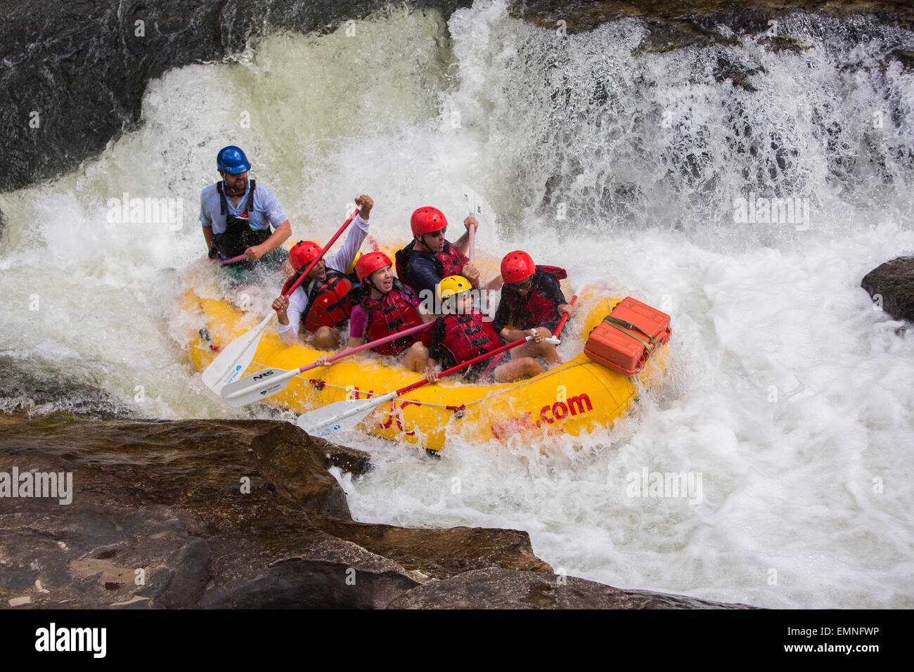 Bull Sluice rapid on Chattooga River Stock Photo - Alamy