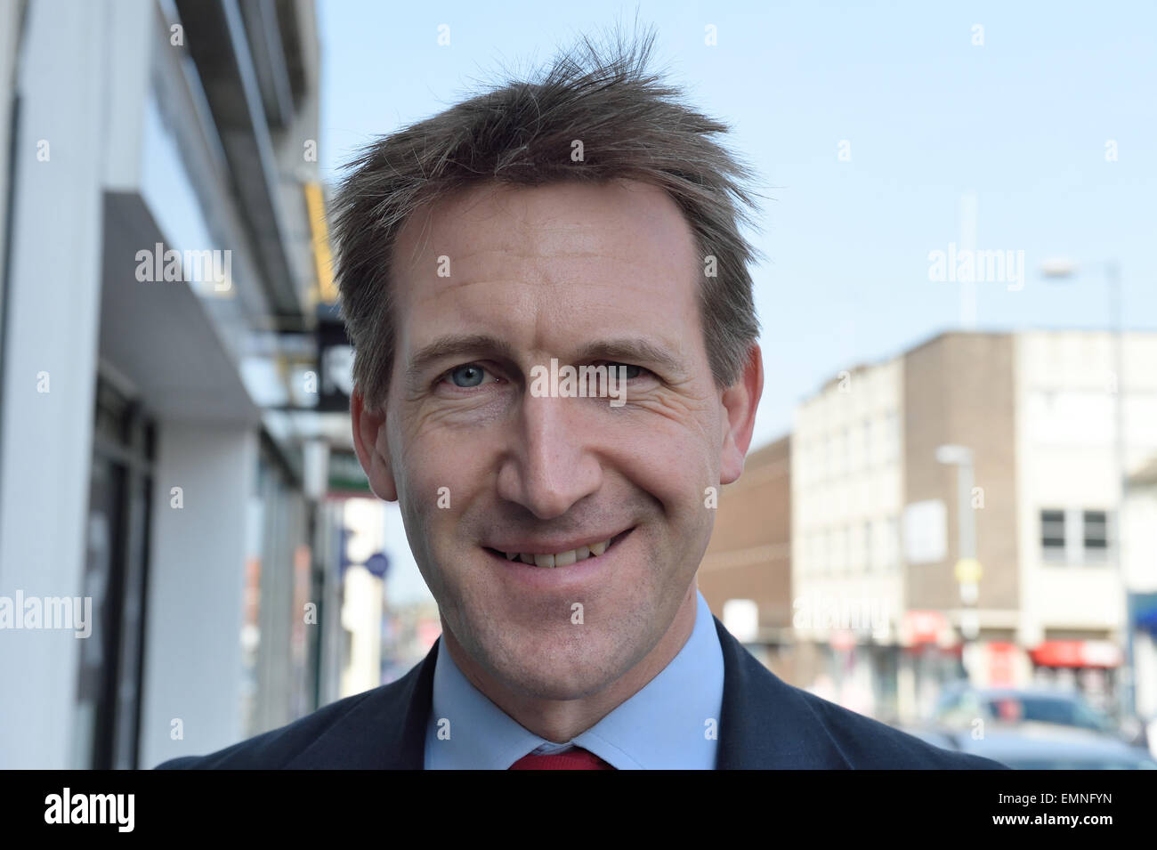 Dan Jarvis Labour MP and Shadow Minister for Justice during his visit ...