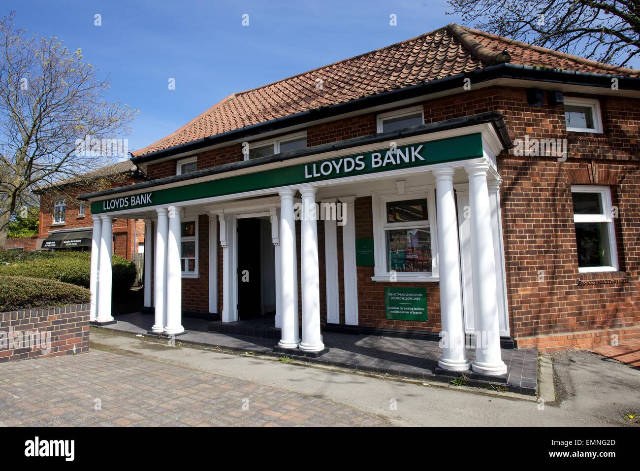 front of the Lloyds Bank in Catterick Garrison, celebrating 100 years ...