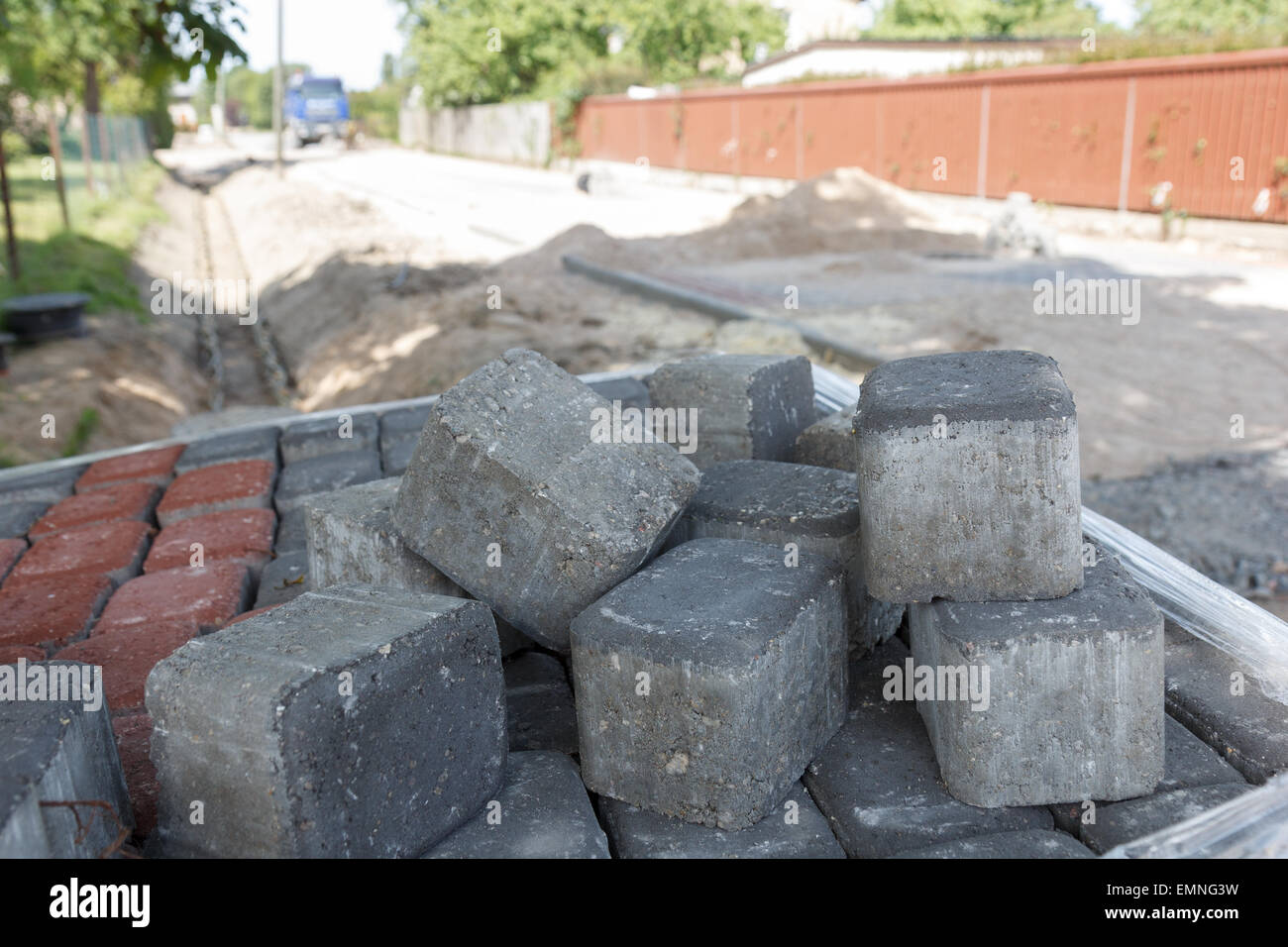 Stone brick construction hi-res stock photography and images - Alamy