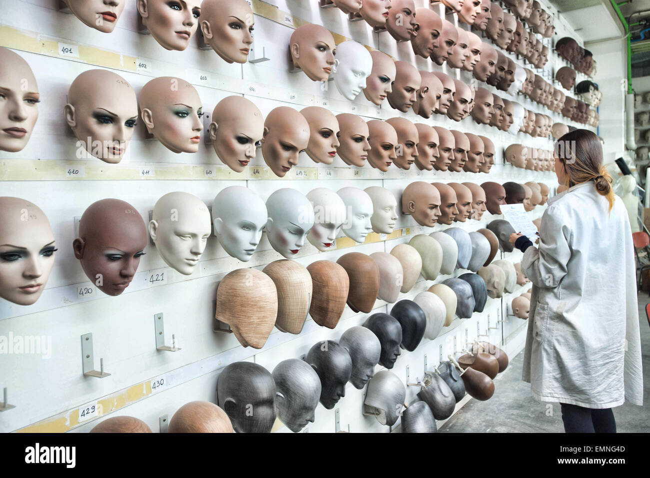 Factory dummies for the fashion industry and large retailers Stock ...