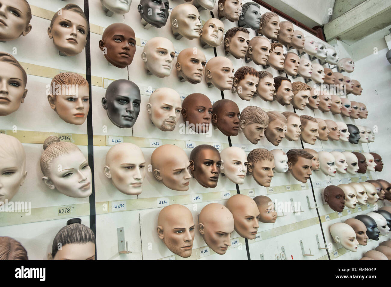 Factory dummies for the fashion industry and large retailers Stock ...
