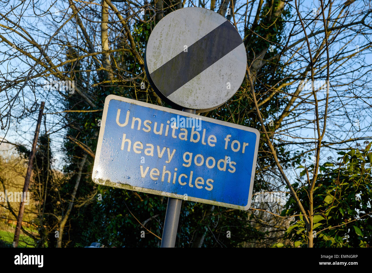 DERESTRICTED SPEED SIGN ROAD SIGN ON COUNTRY ROAD AND WARNING SIGN ...