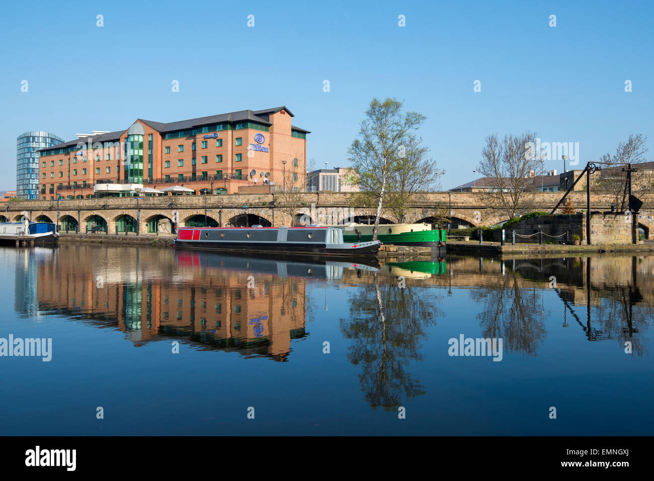 Canal Boats In Victoria Quays High Resolution Stock Photography and ...