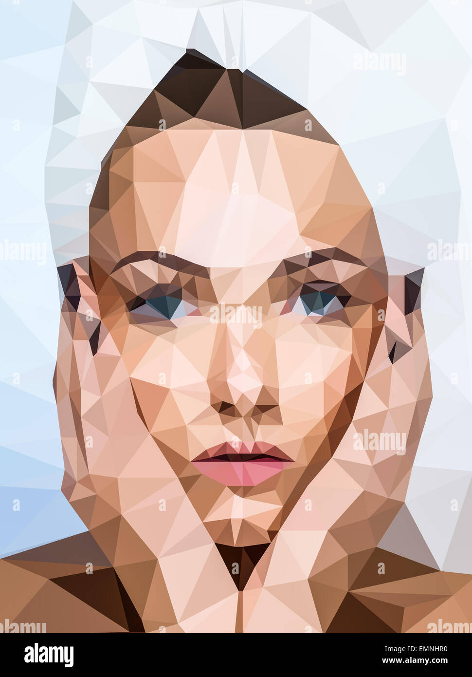 Polygonal hands hi-res stock photography and images - Alamy