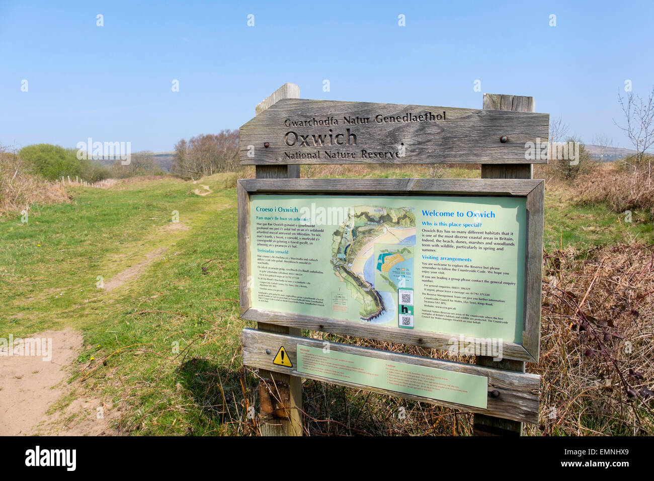 Nature reserve sign map hi-res stock photography and images - Alamy