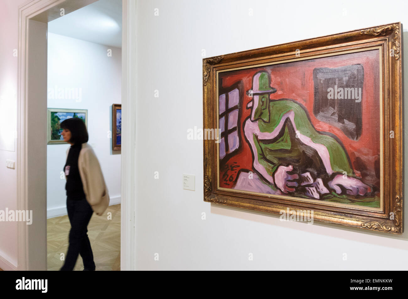 "Evil conscience" by Josef Čapek ( 1887 – 1945 ), 1926 at the Moravian ...