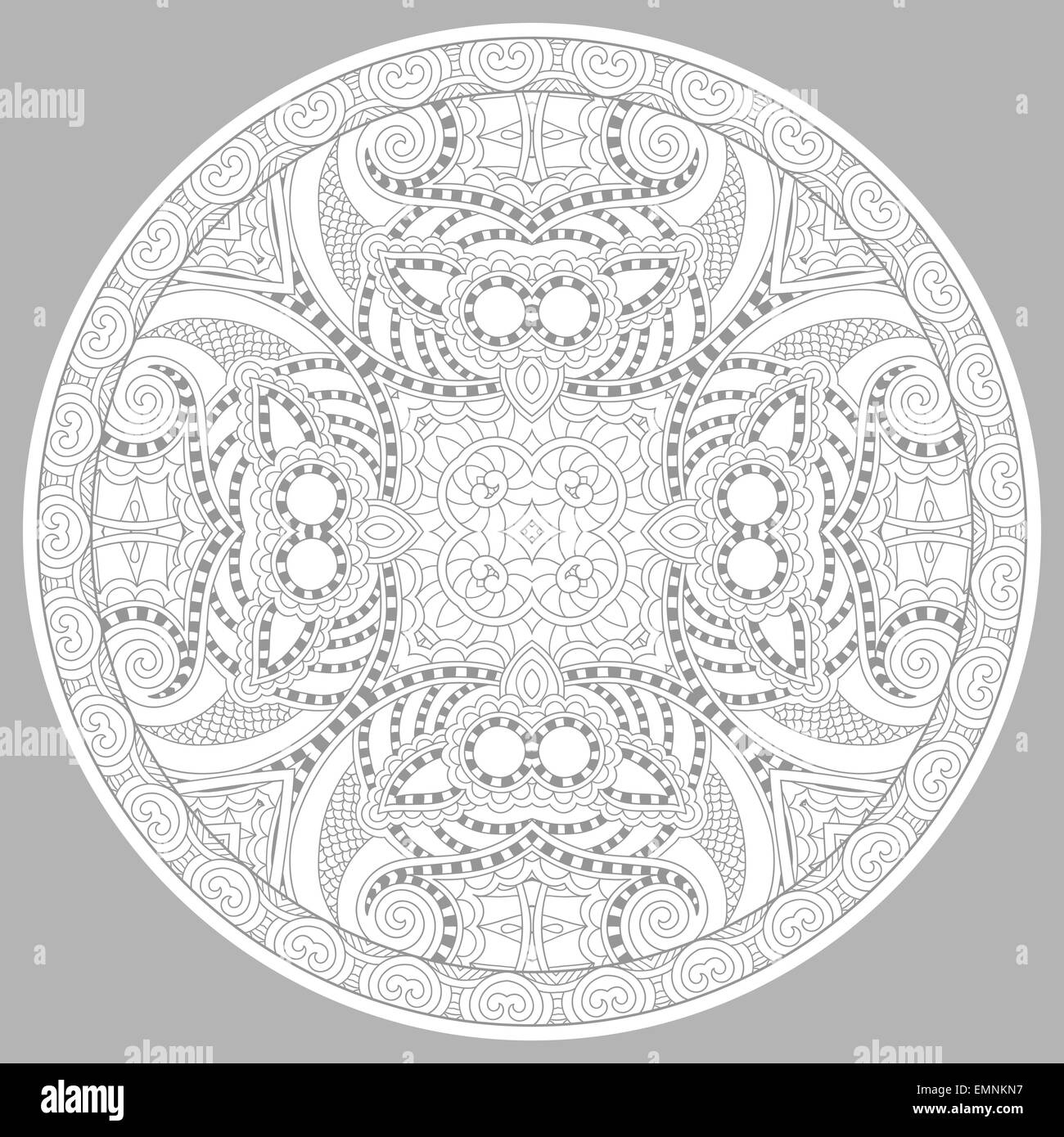 Zendala Mandala Zentangle High Resolution Stock Photography and Images ...
