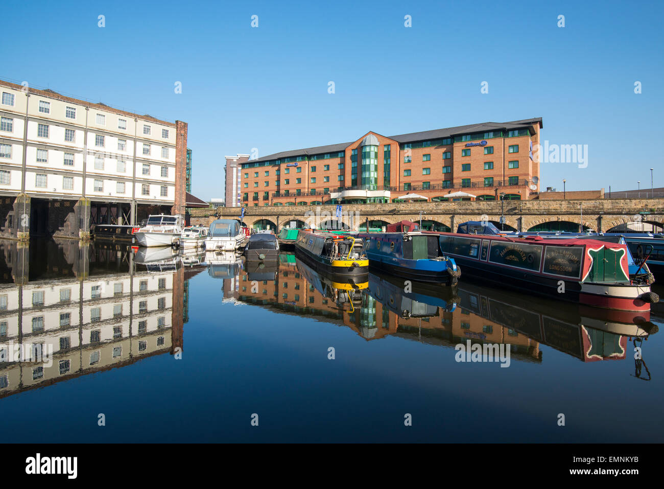 Canal Boats In Victoria Quays High Resolution Stock Photography and ...