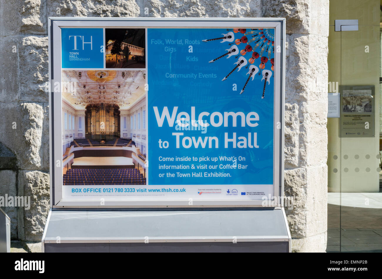 Town hall sign hi-res stock photography and images - Alamy