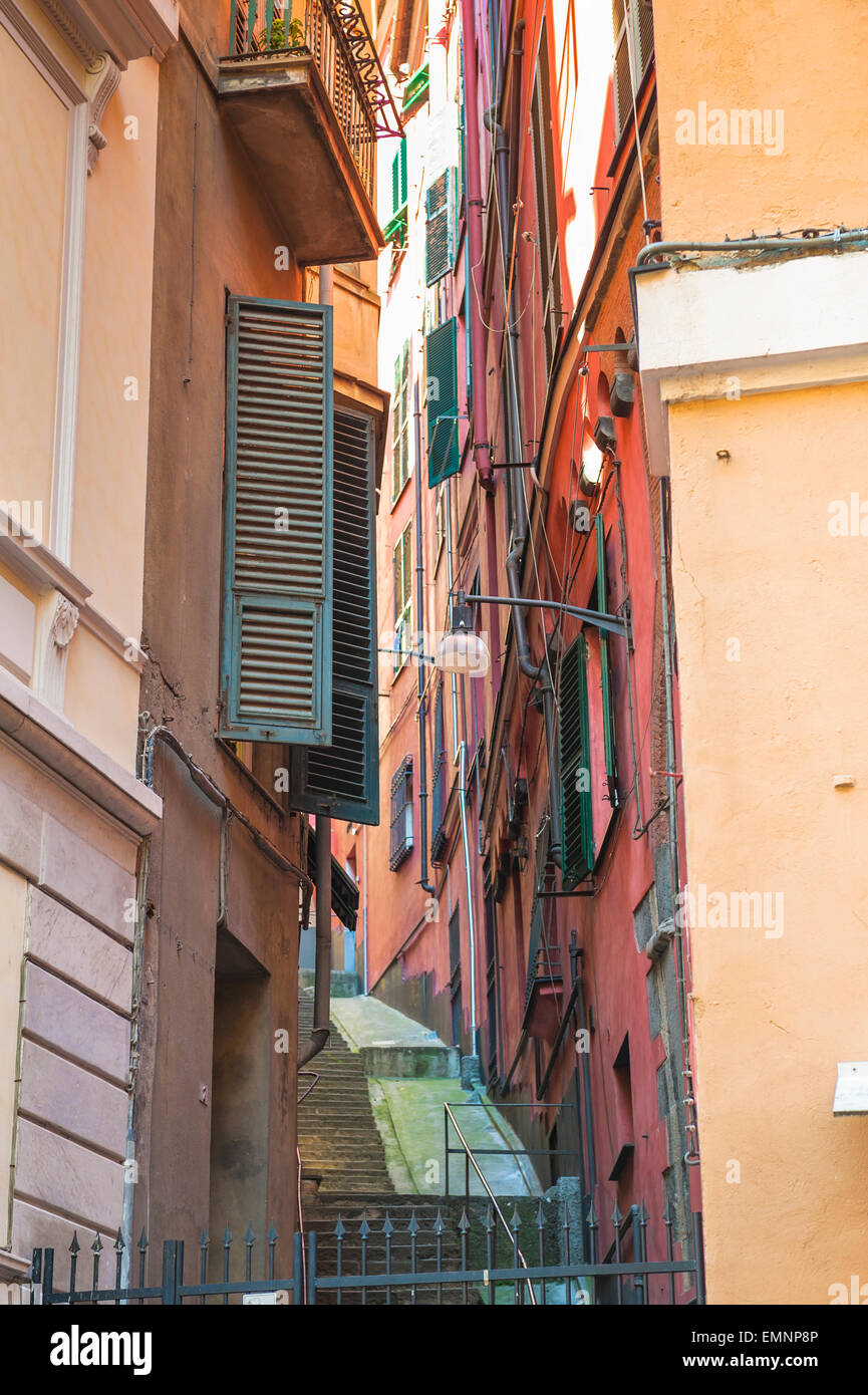 Medieval houses with colorful shutters hi-res stock photography and ...