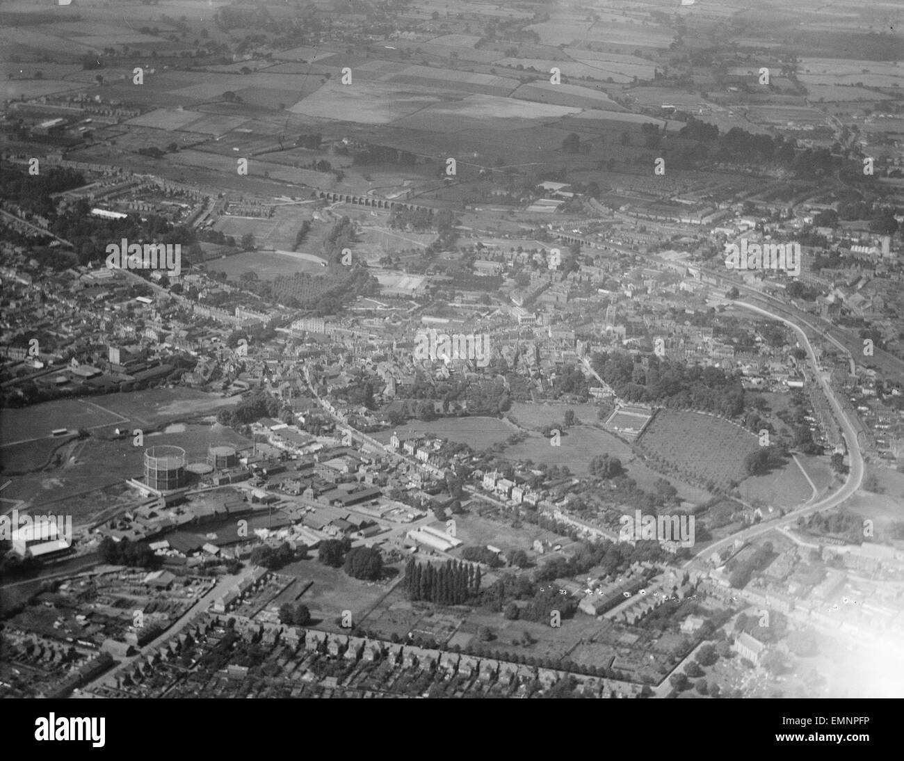 Aerial view of Chelmsford. Circa 1926 Stock Photo - Alamy