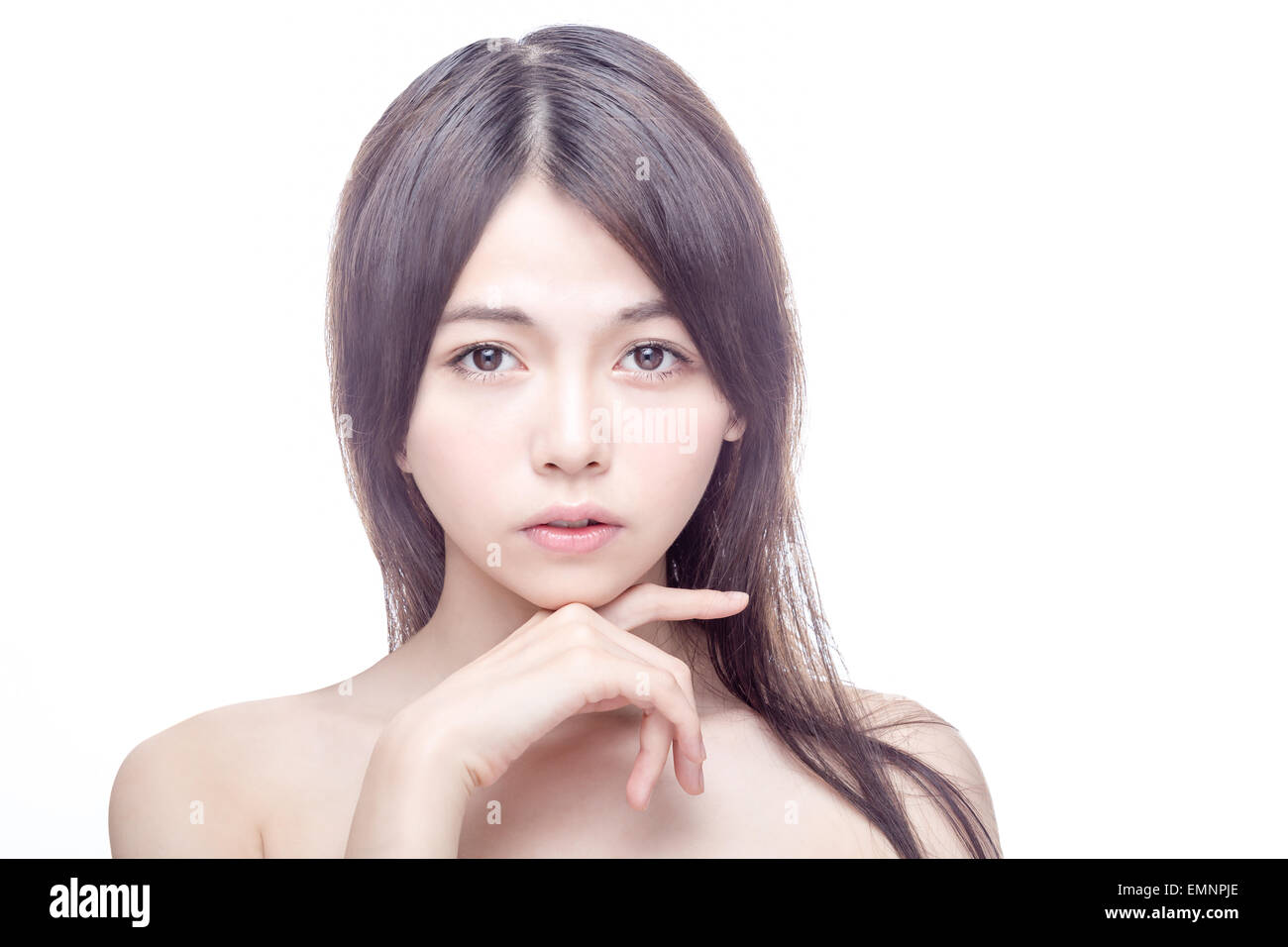 Chinese woman beauty portrait, healthy skincare concept Stock Photo - Alamy