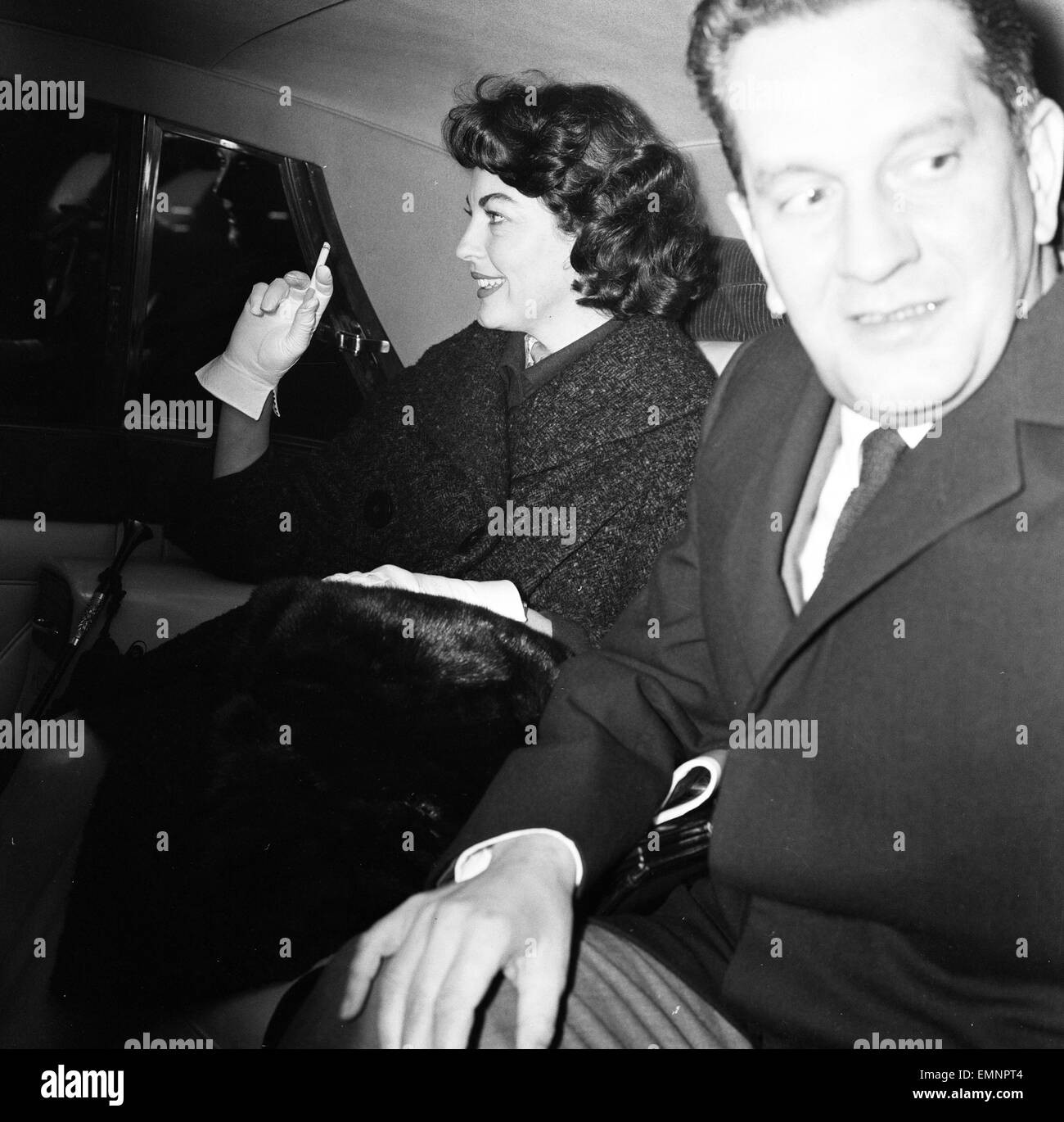 Actress Ava Gardner arrives at London Heathrow Airport, Friday November ...