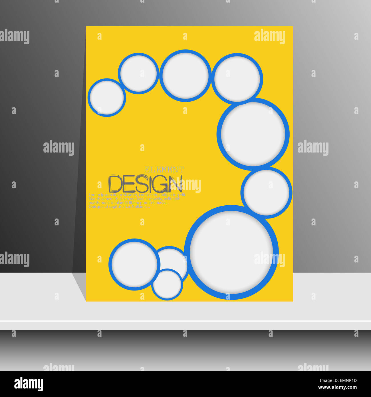 Professional flyer template or corporate banner design for publishing ...