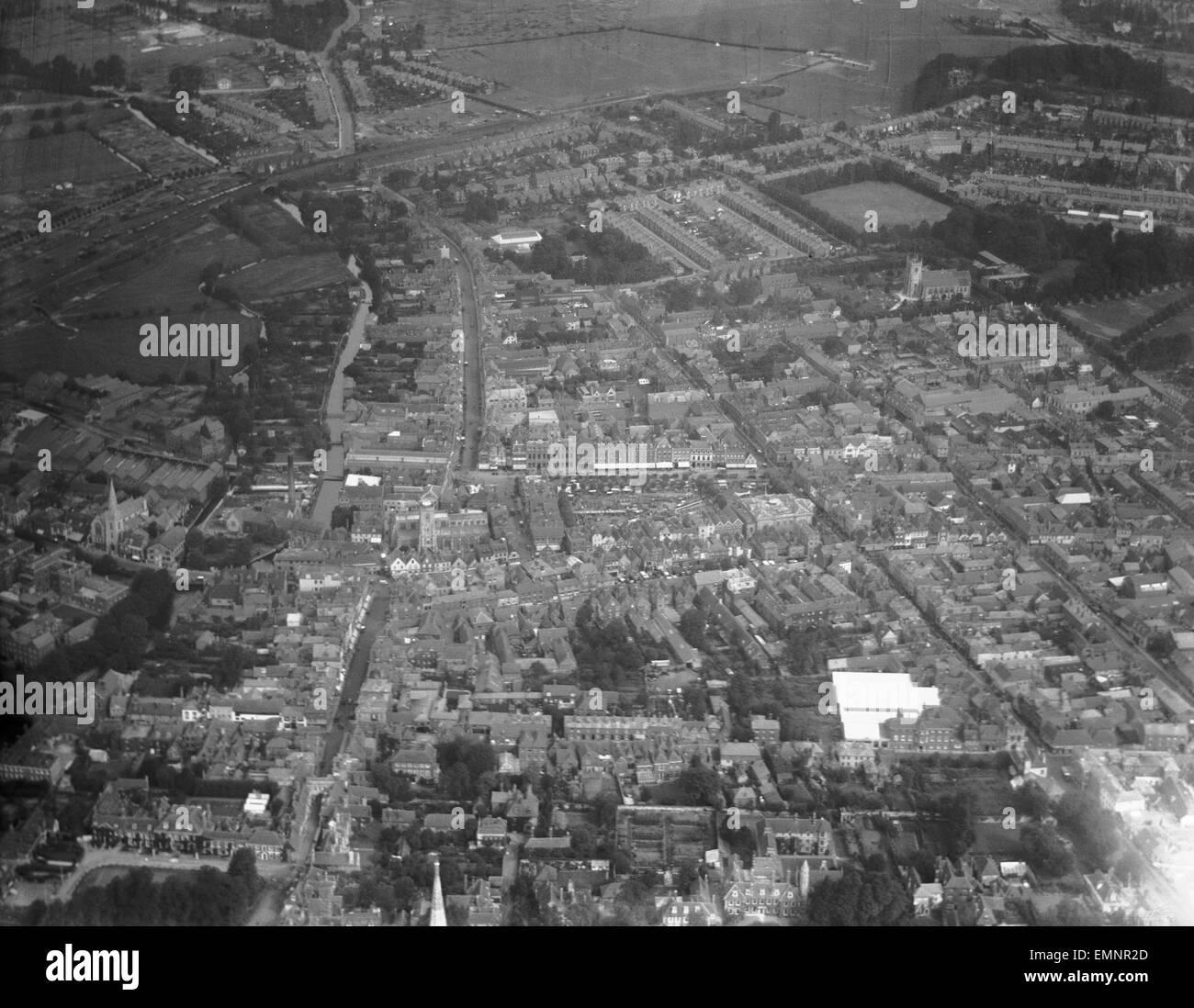 Aerial view of Salisbury Stock Photo - Alamy