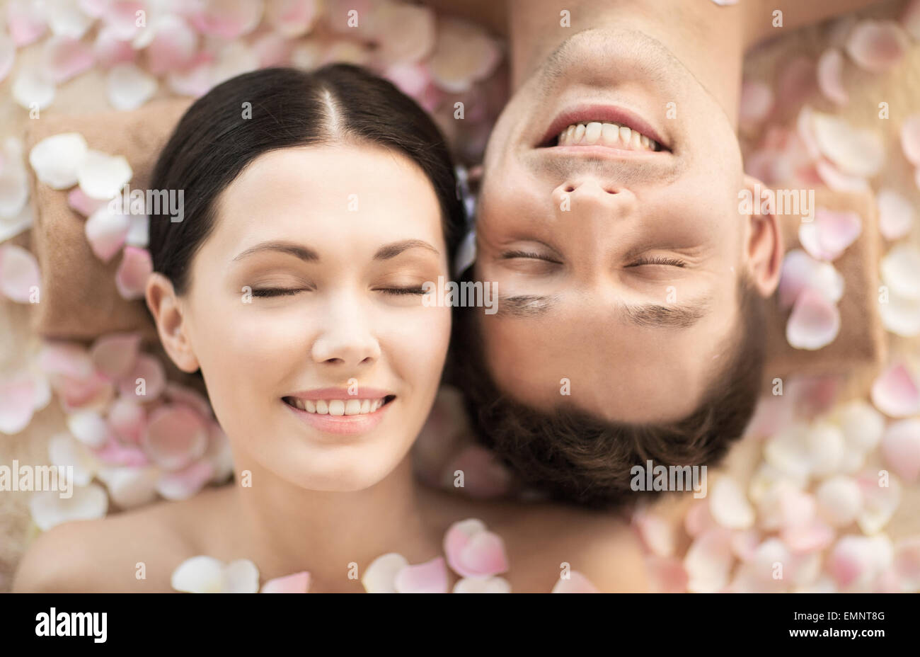 couple in spa Stock Photo - Alamy
