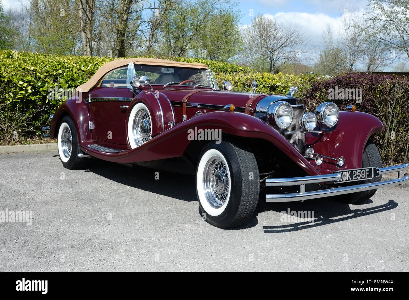 Mercedes 540K replica Stock Photo - Alamy