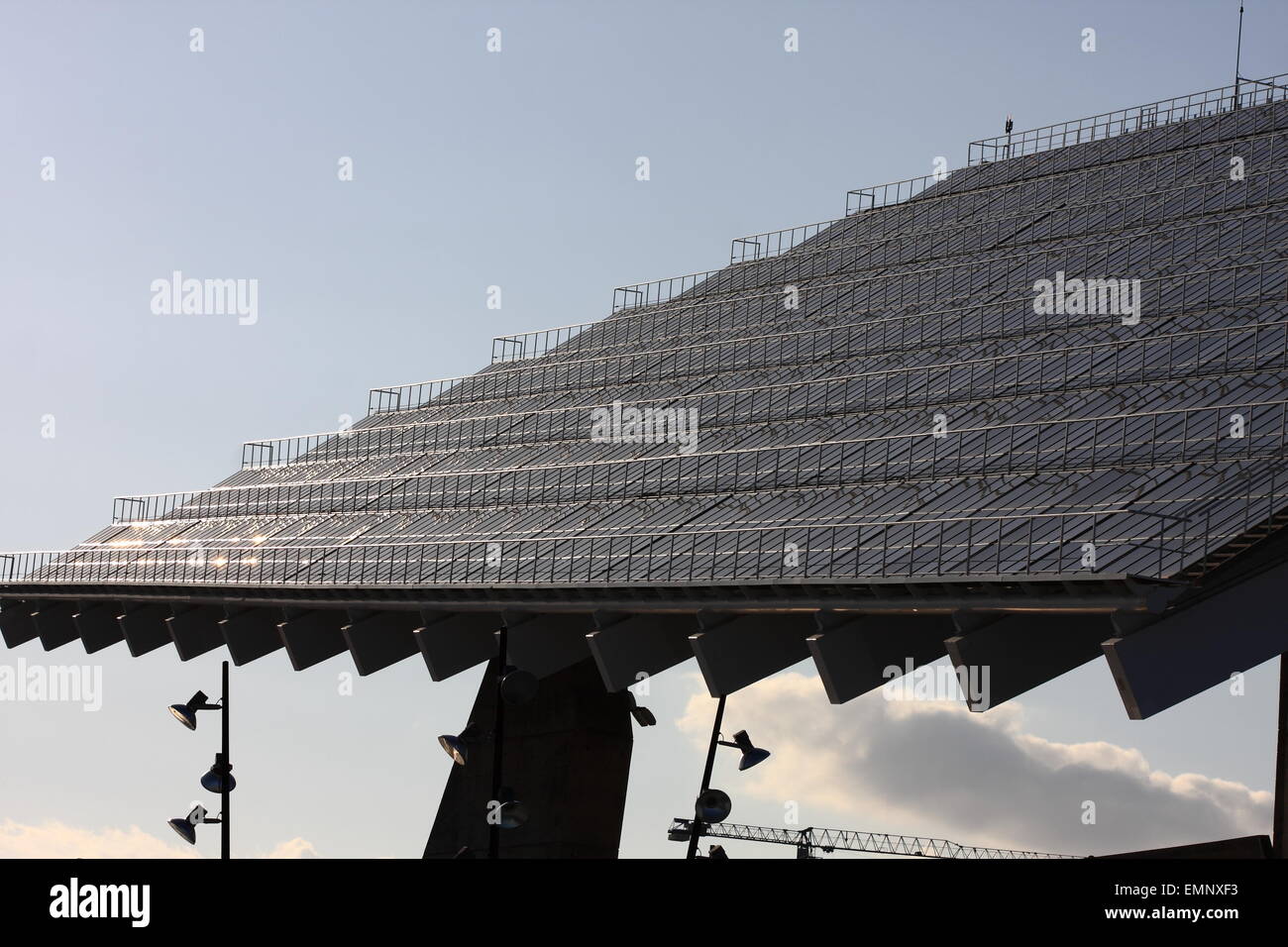 Solar panel photovoltaic barcelona hi-res stock photography and images ...