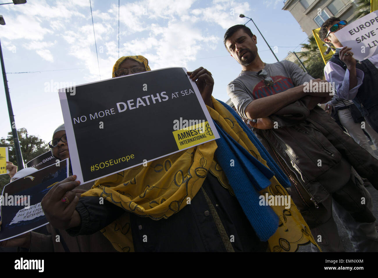Greece immigration policies hi-res stock photography and images - Alamy