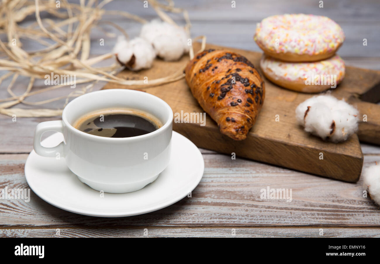 breakfast of coffee Stock Photo - Alamy