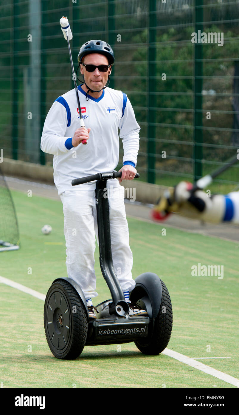 Segway Polo player Stock Photo - Alamy