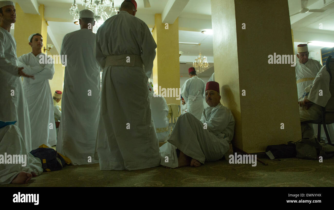 NABLUS, WEST BANK Members of the ancient Samaritan community during the ...