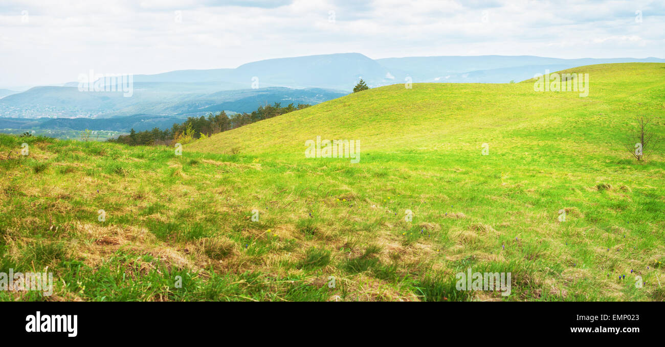 Scenery of rolling hills landscape Stock Photo - Alamy