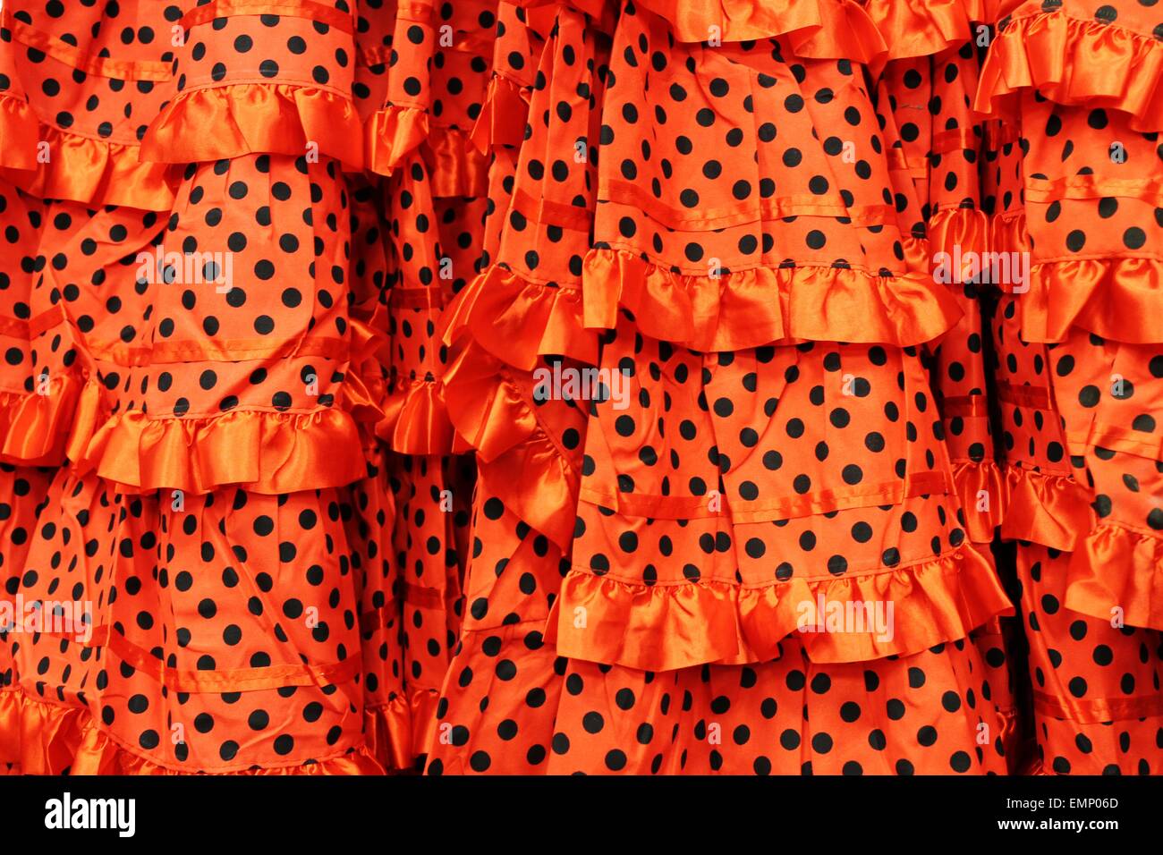 flamenco dresses in various colors in Andalusia,Spain Stock Photo - Alamy