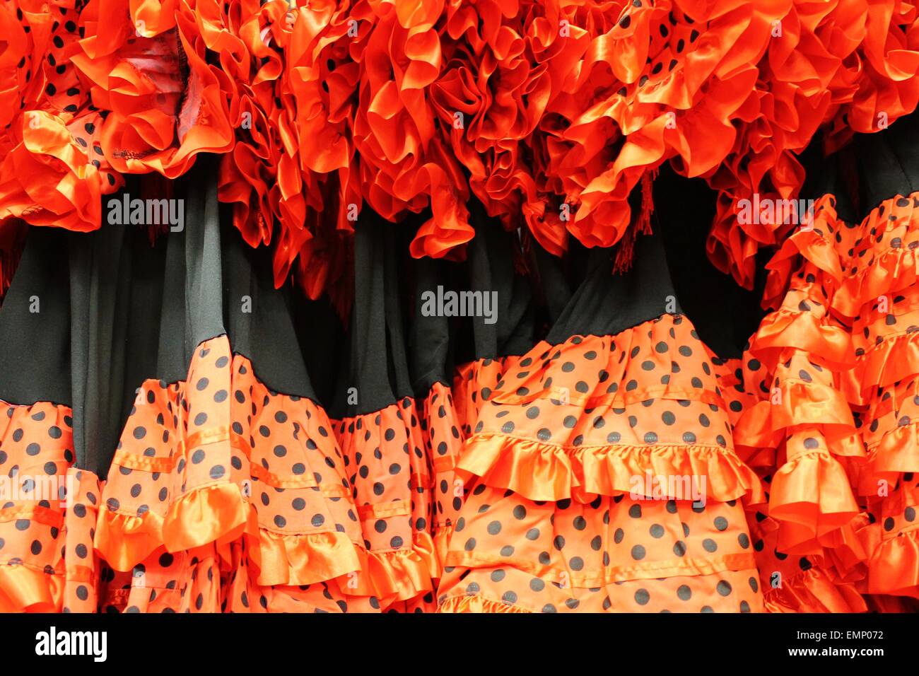 flamenco dresses in various colors in Andalusia,Spain Stock Photo - Alamy
