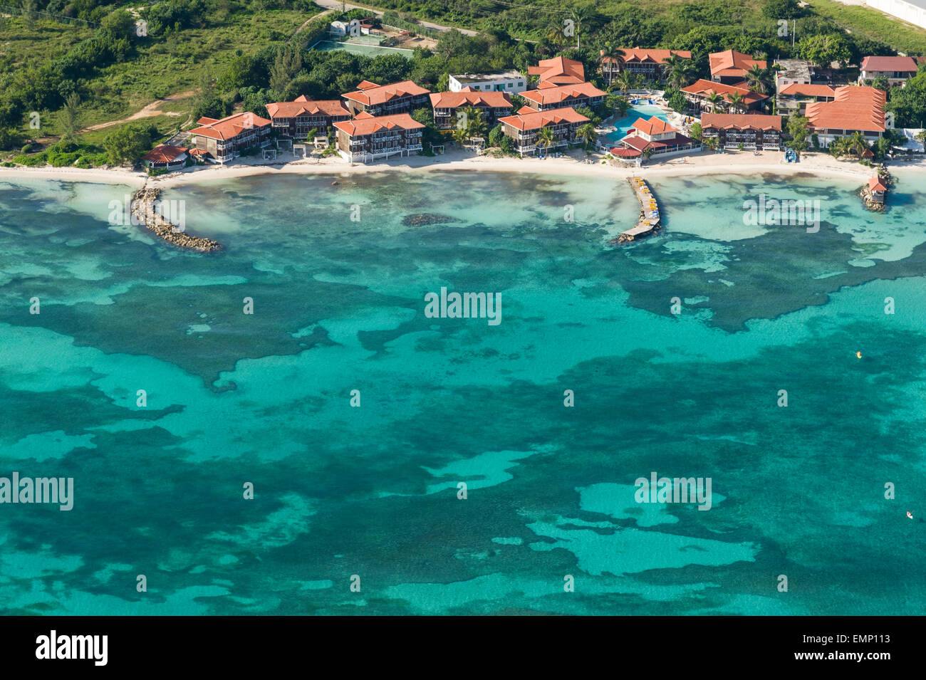 Montego Bay, Jamaica Coastline Aerial View Stock Photo - Alamy