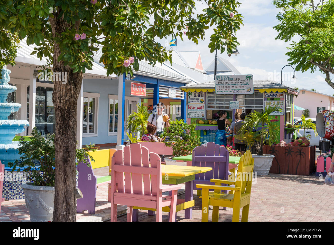 Freeport Bahamas Shopping Marketplace Stock Photo - Alamy
