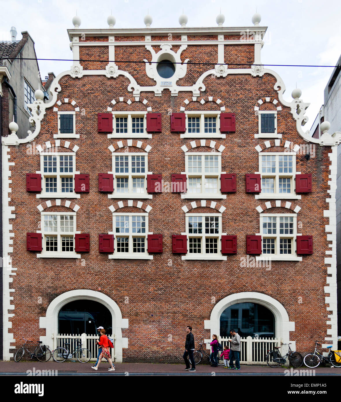 Traditional buildings in Amsterdam Holland The Netherlands Europe Stock ...