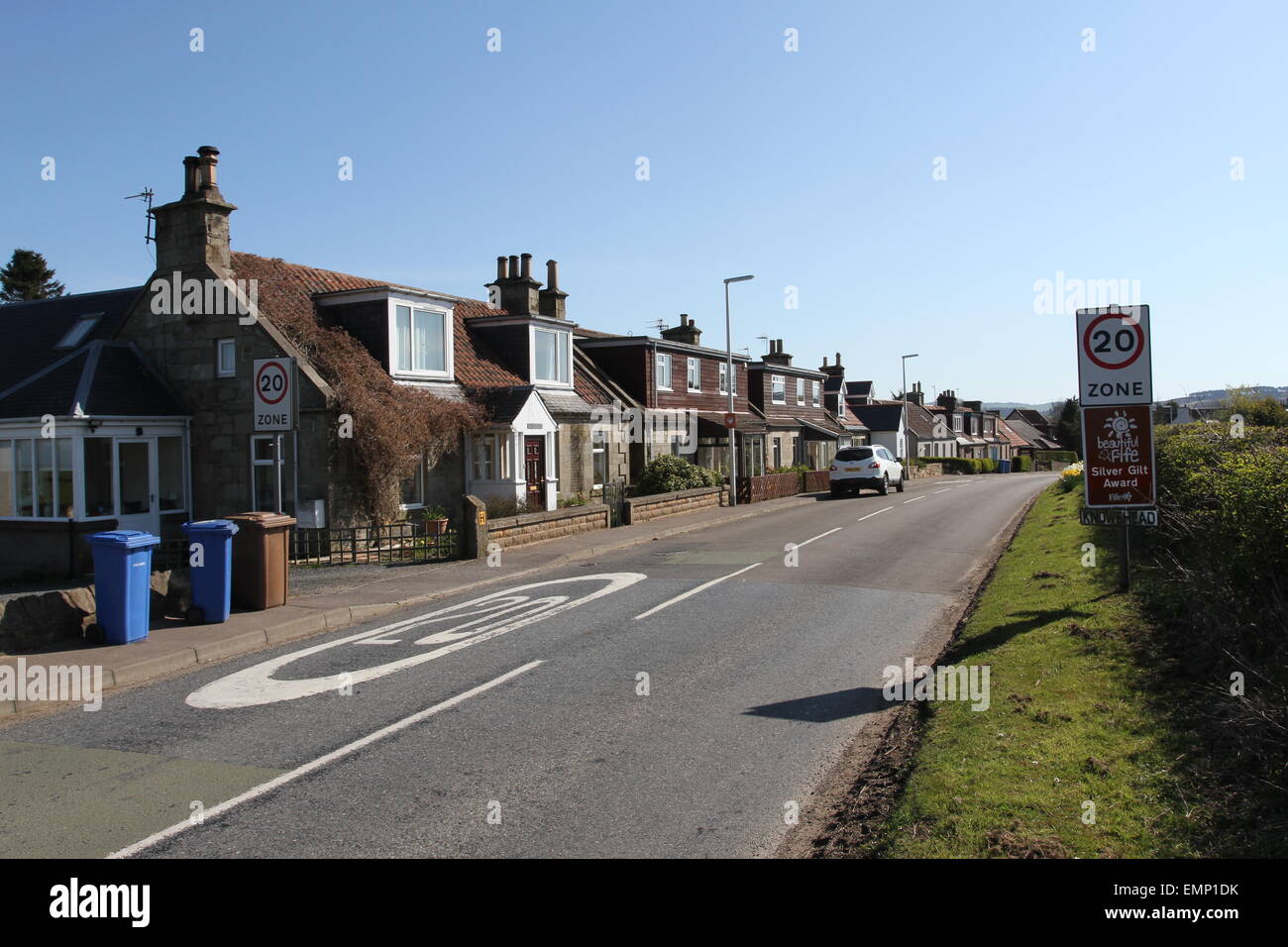 Beautiful Fife sign Freuchie Fife Scotland April 2015 Stock Photo - Alamy