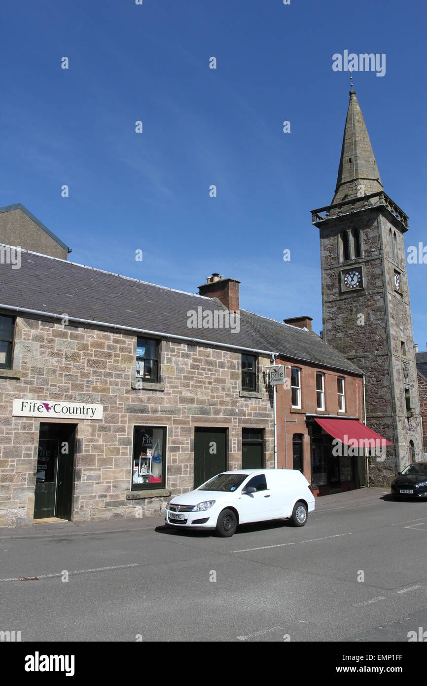 Town hall steeple strathmiglo scotland hi-res stock photography and ...