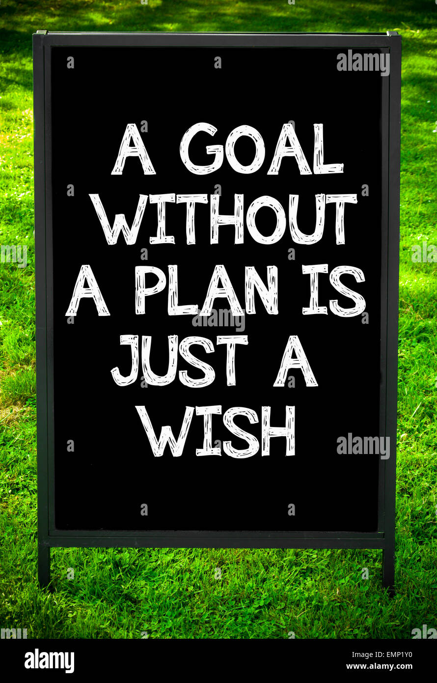 Goal without plan hi-res stock photography and images - Alamy
