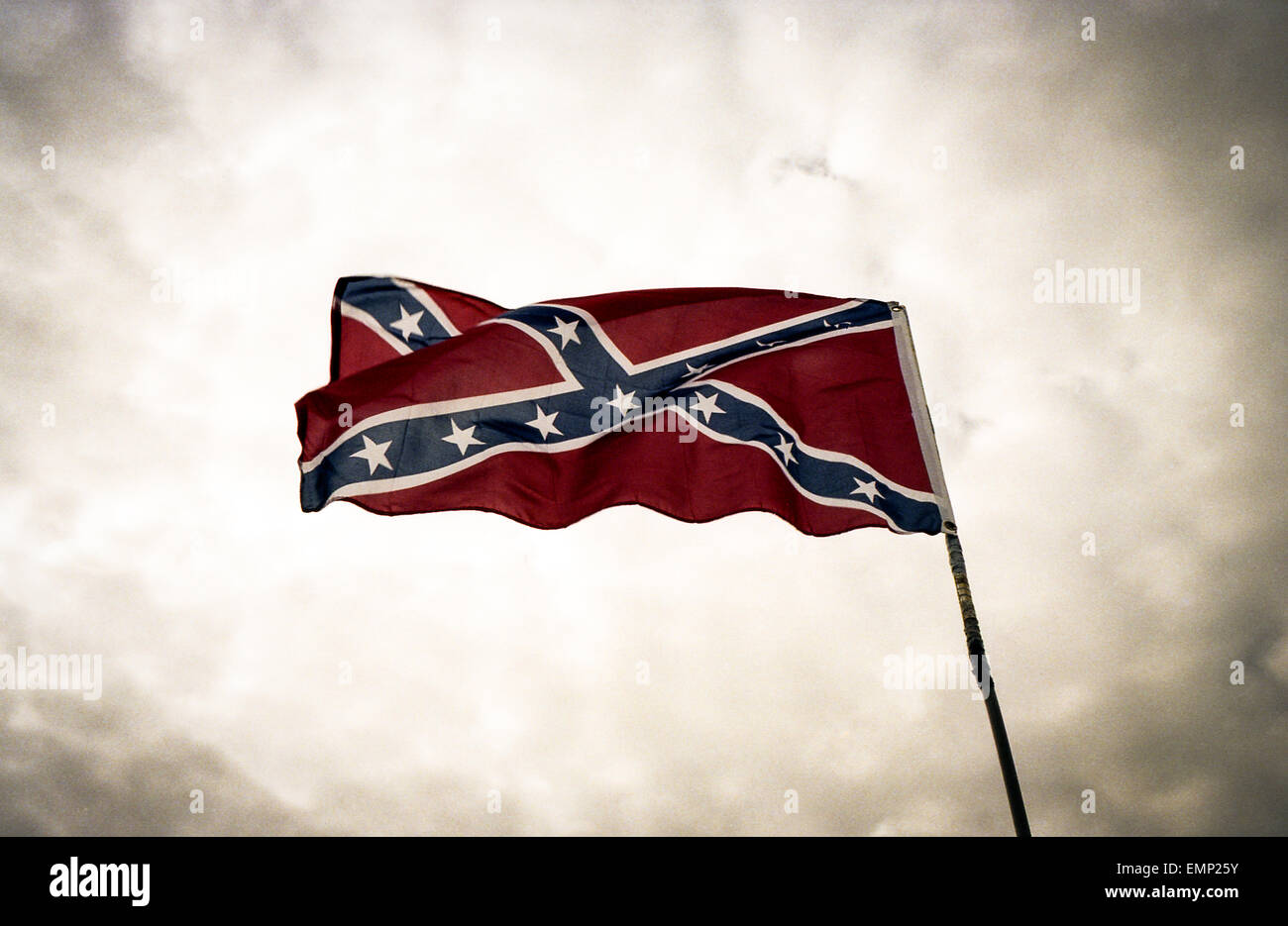 The third national flag of the Confederate States of America Stock ...