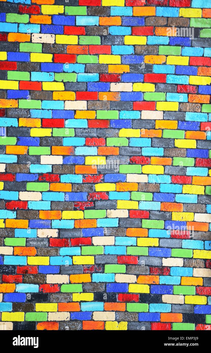 Colorful Wall Background Stock Photo - Alamy