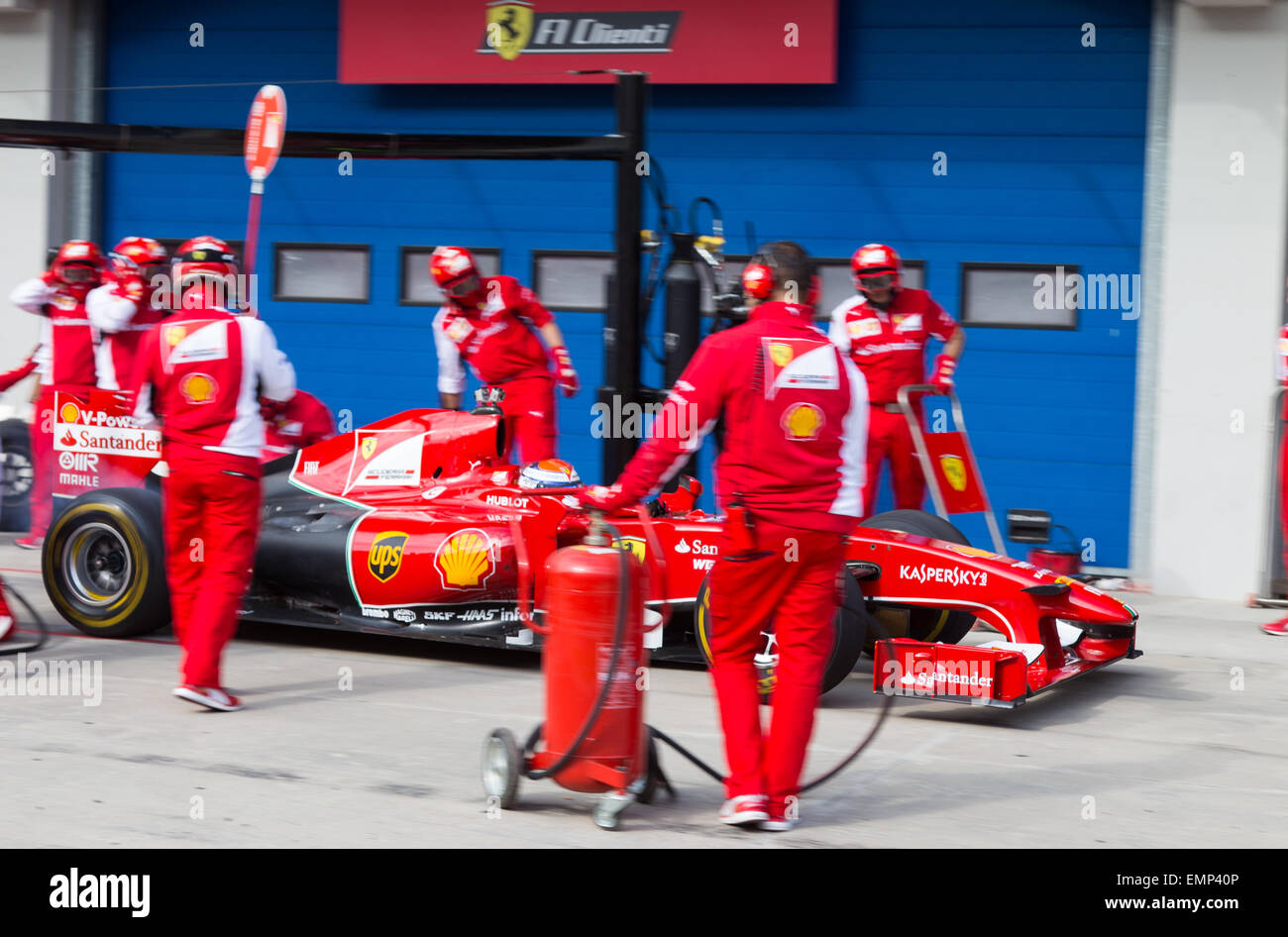 Ferrari formula one pit crew hi-res stock photography and images - Alamy