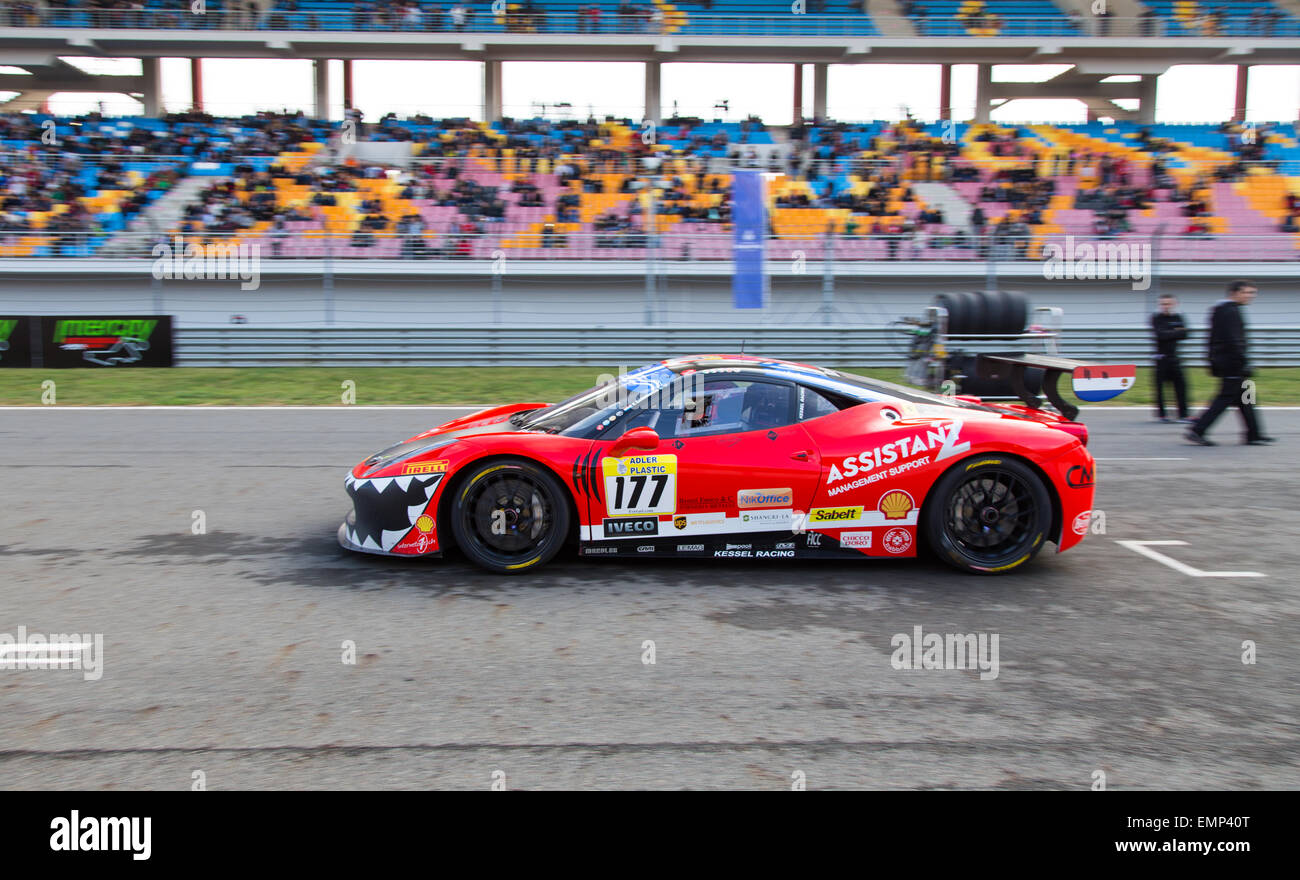 ISTANBUL, TURKEY - OCTOBER 26, 2014: Kessel Racing Team driver Fons ...