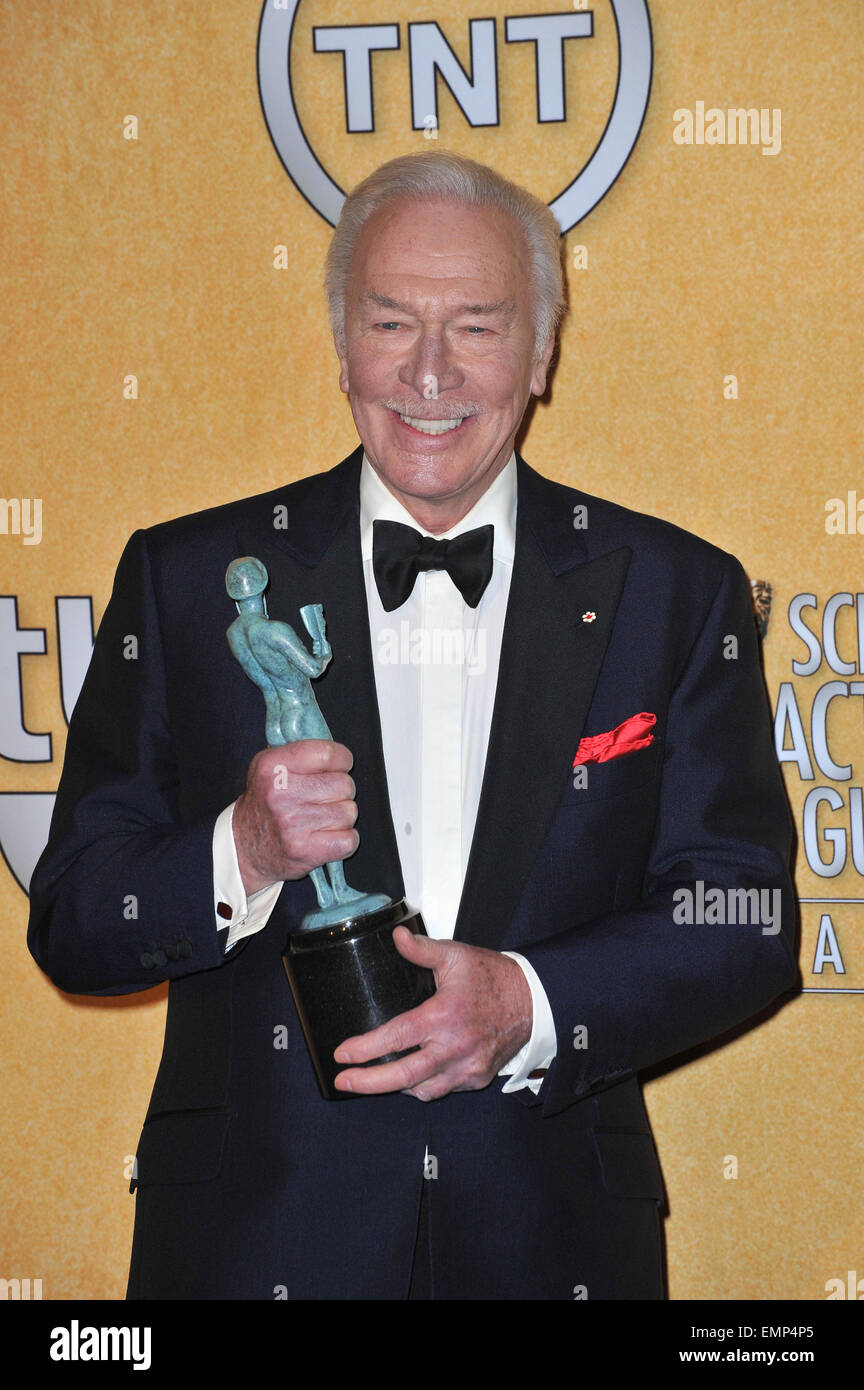 LOS ANGELES, CA - JANUARY 29, 2012: Christopher Plummer at the 17th ...