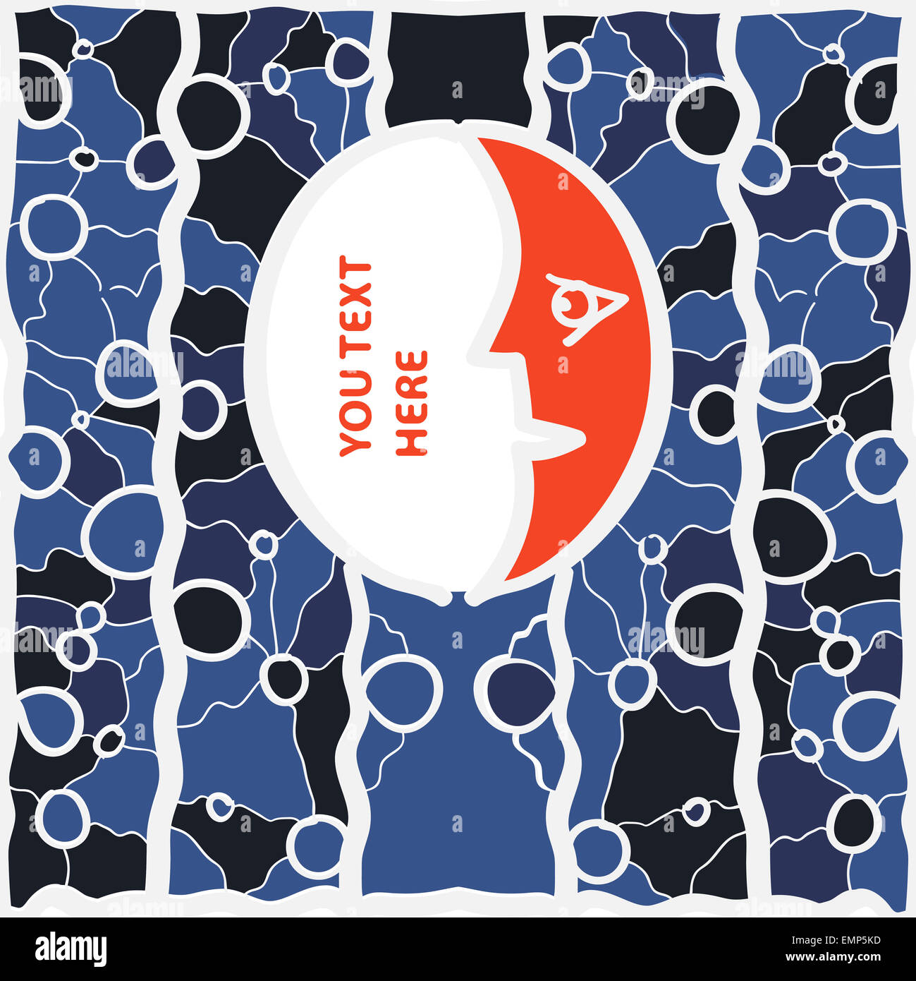 Half moon with human face hi-res stock photography and images - Alamy