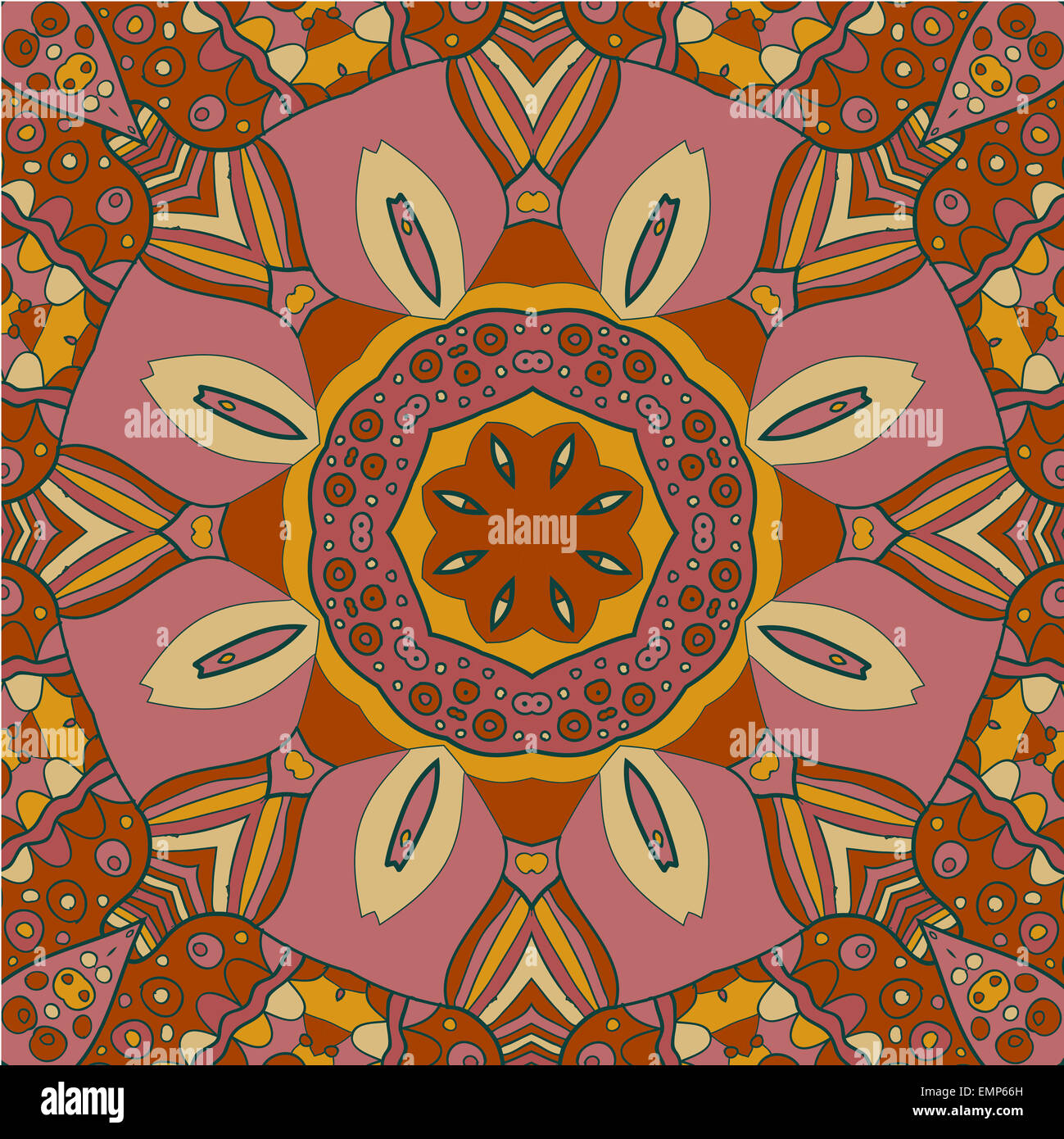 Round Vector square frame decorative design element Stock Photo - Alamy