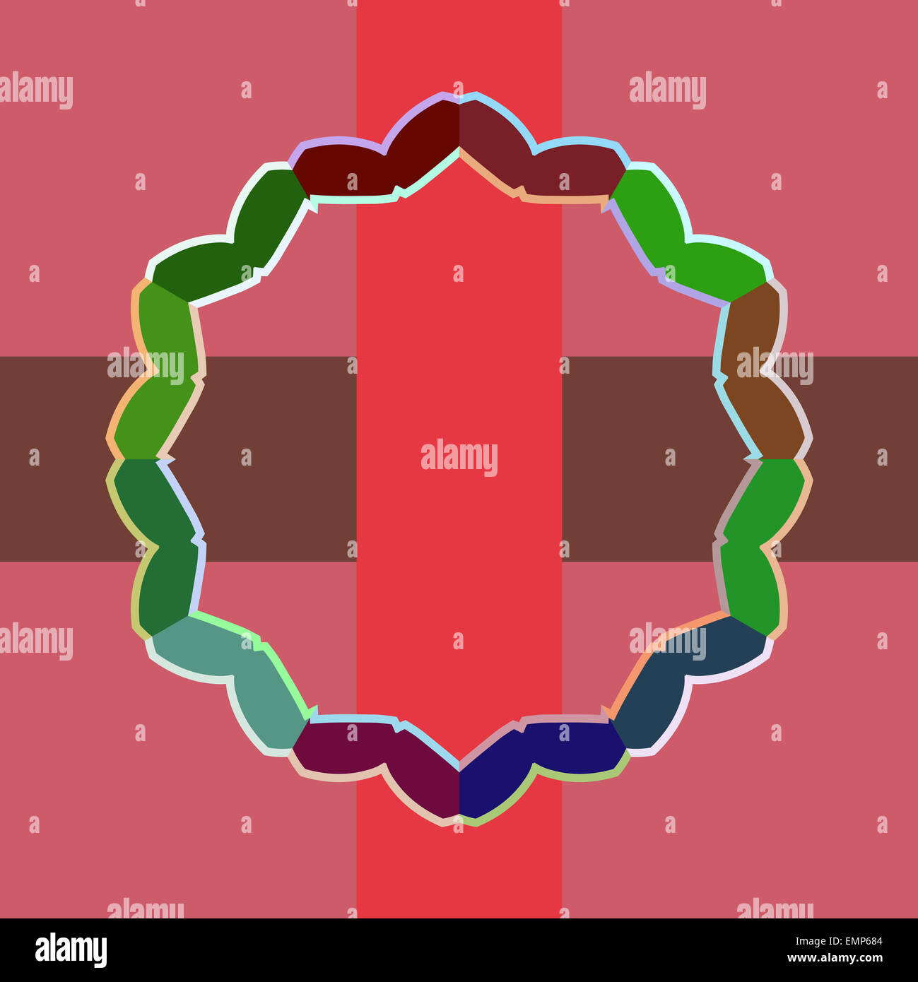 Red Cross Frame Vector background and frame with sample text, for ...