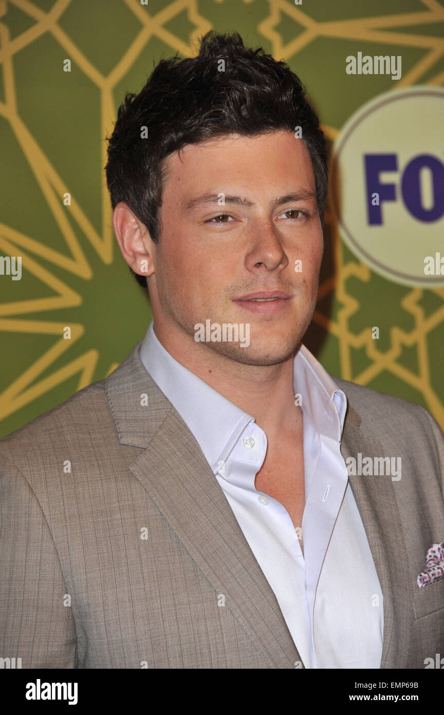 PASADENA, CA - JANUARY 8, 2012: Glee star Cory Monteith at Fox TV's ...