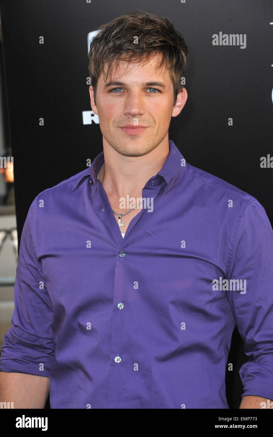 LOS ANGELES, CA - APRIL 16, 2012: Matt Lanter at the world premiere of ...