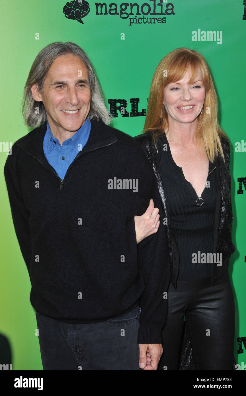 LOS ANGELES, CA - APRIL 17, 2012: Marg Helgenberger & Alan Finkelstein ...